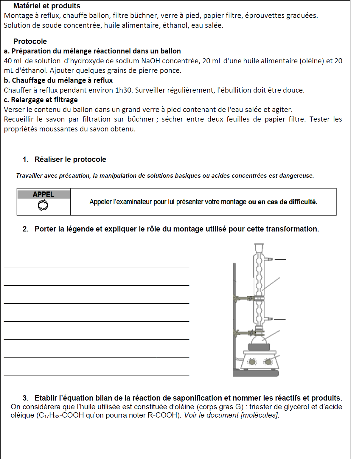 Savon – Chantiers de Sciences