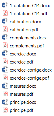 Radioactivité (2) – Datations – Chantiers de Sciences