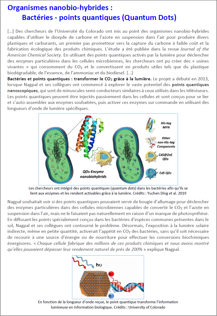 Nano (6) Quantum-dot – Chantiers de Sciences