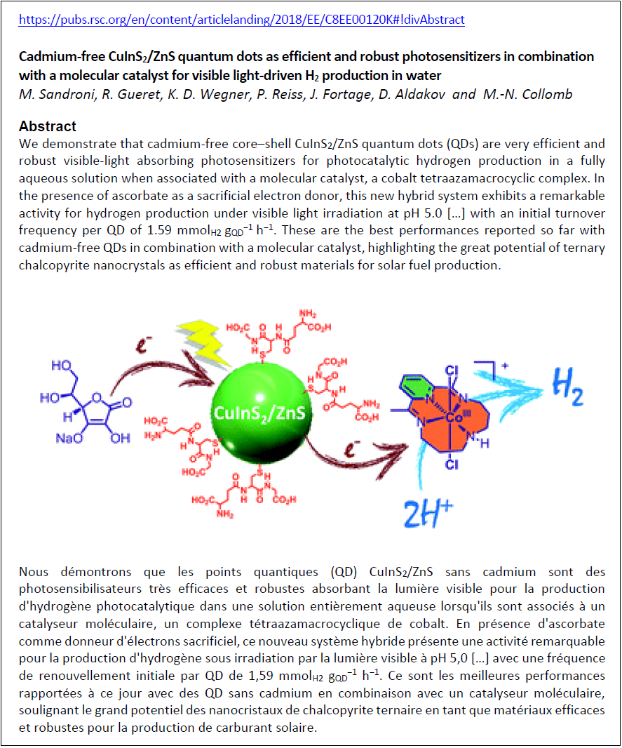 Nano (6) Quantum-dot – Chantiers de Sciences