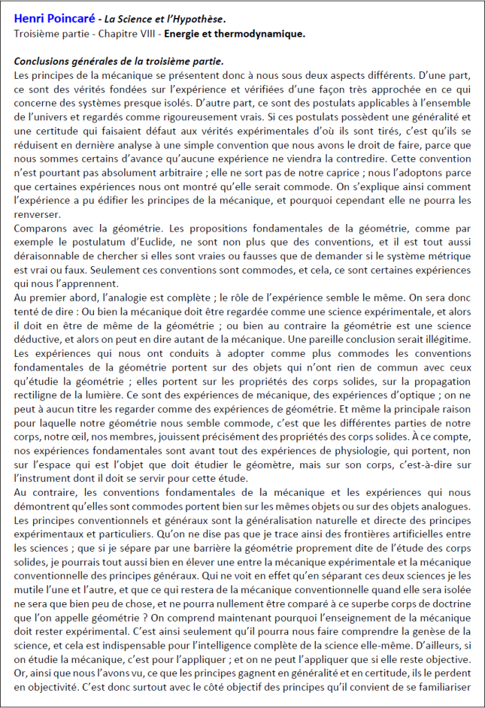 Henri Poincaré – Chantiers de Sciences